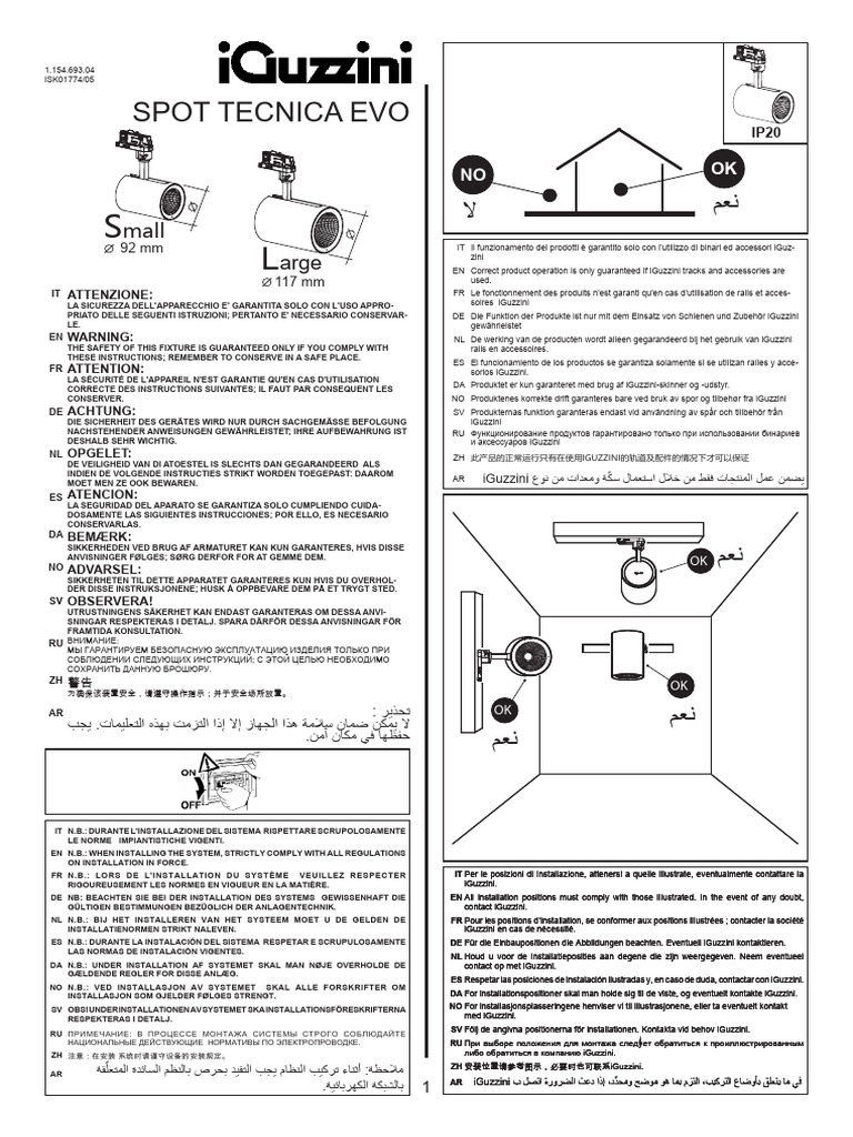 R308 Instruction Sheet | PDF
