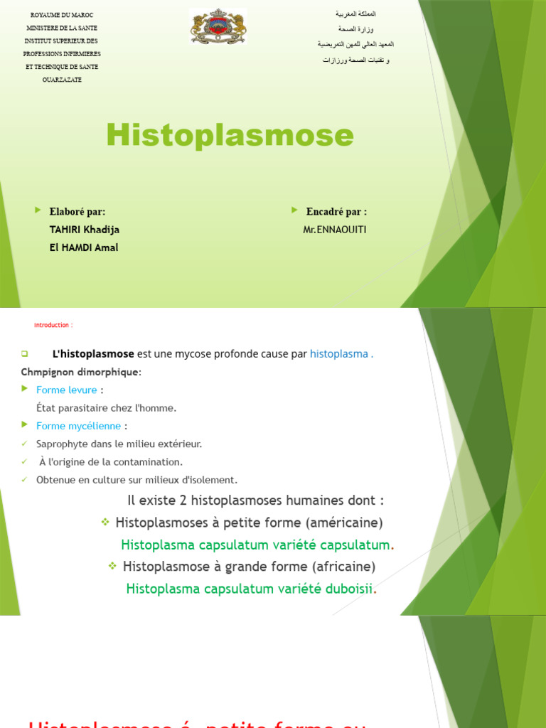 Histoplasmose | PDF | Médecine | Spécialités médicales