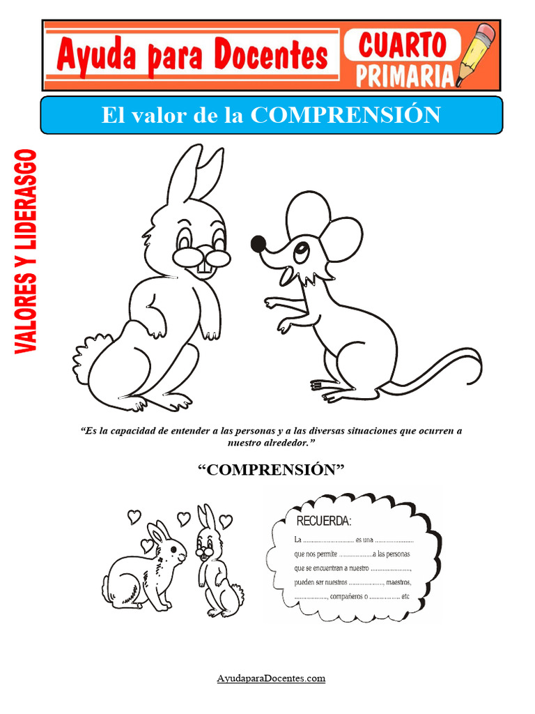Valor-de-la-Comprension 2 | PDF