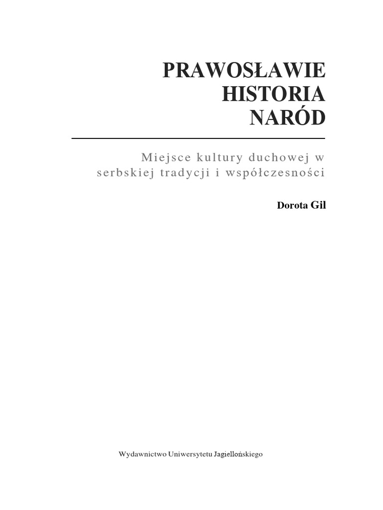 Gil Prawoslawie Historia Narod Miejsce Kultury Duchowej 2005 | PDF Gil Prawoslawie Historia Narod Miejsce Kultury Duchowej 2005 | PDF