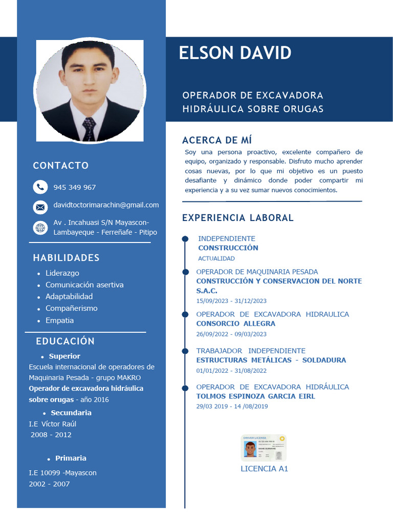 CV David Tocto | PDF