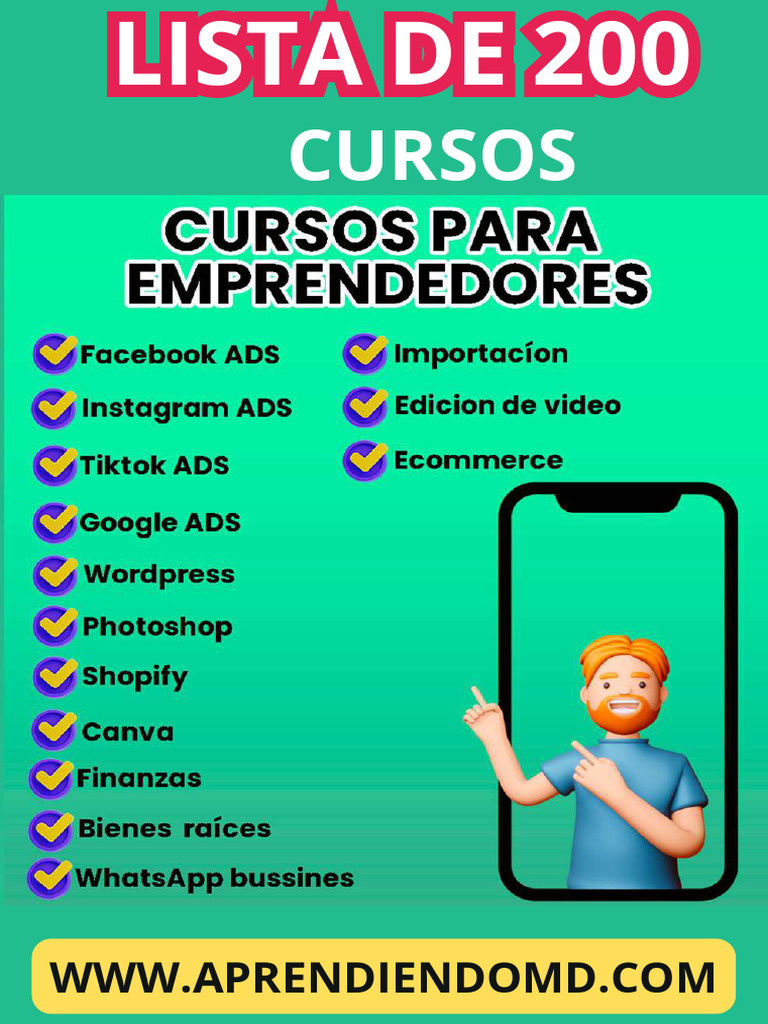 Lista de Los Cursos Mayo 2024 | PDF | Microsoft Excel | Adobe Photoshop