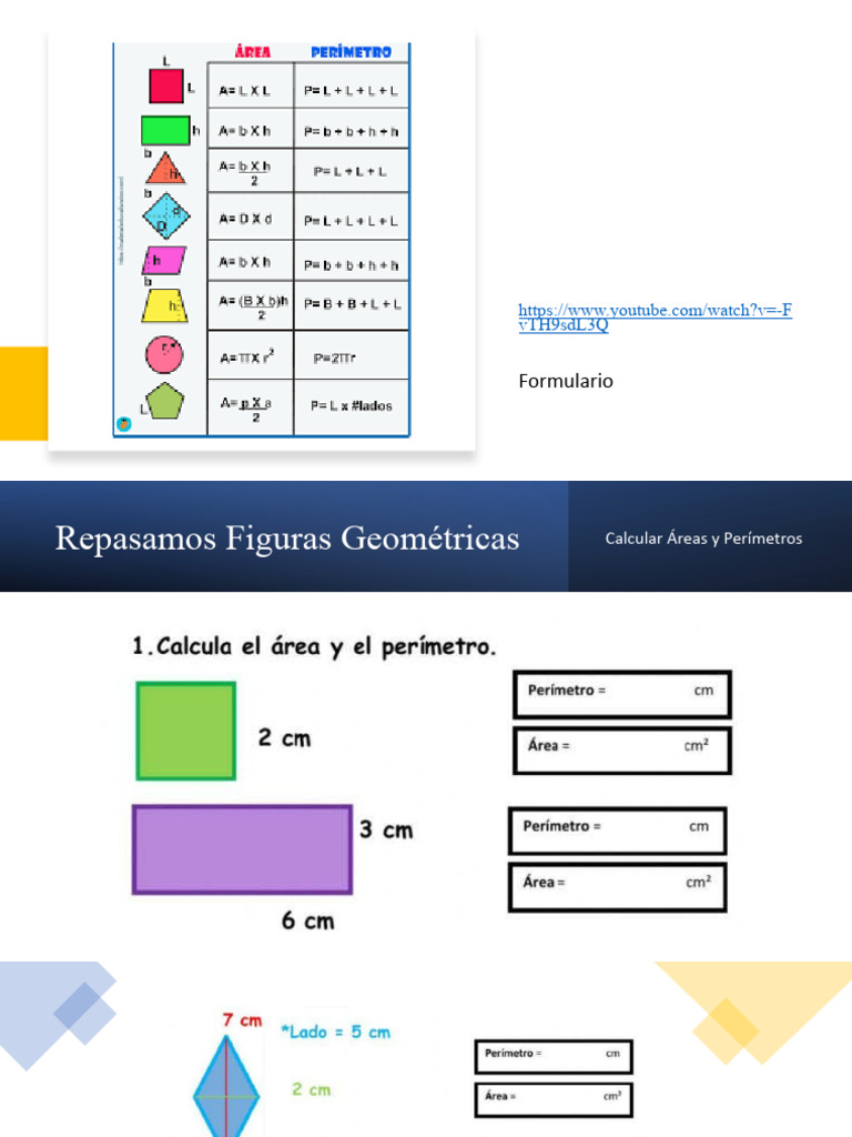 Repaso A Areas y Perimetros | PDF