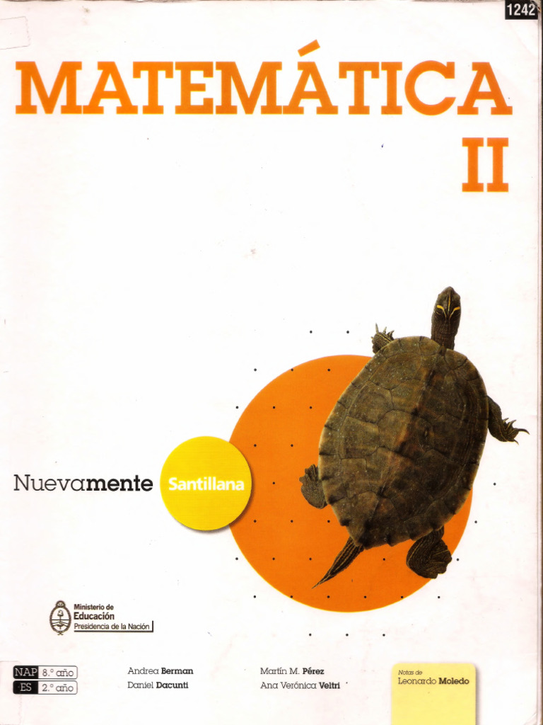 Matem Tica II Nuevamente Santillana | PDF