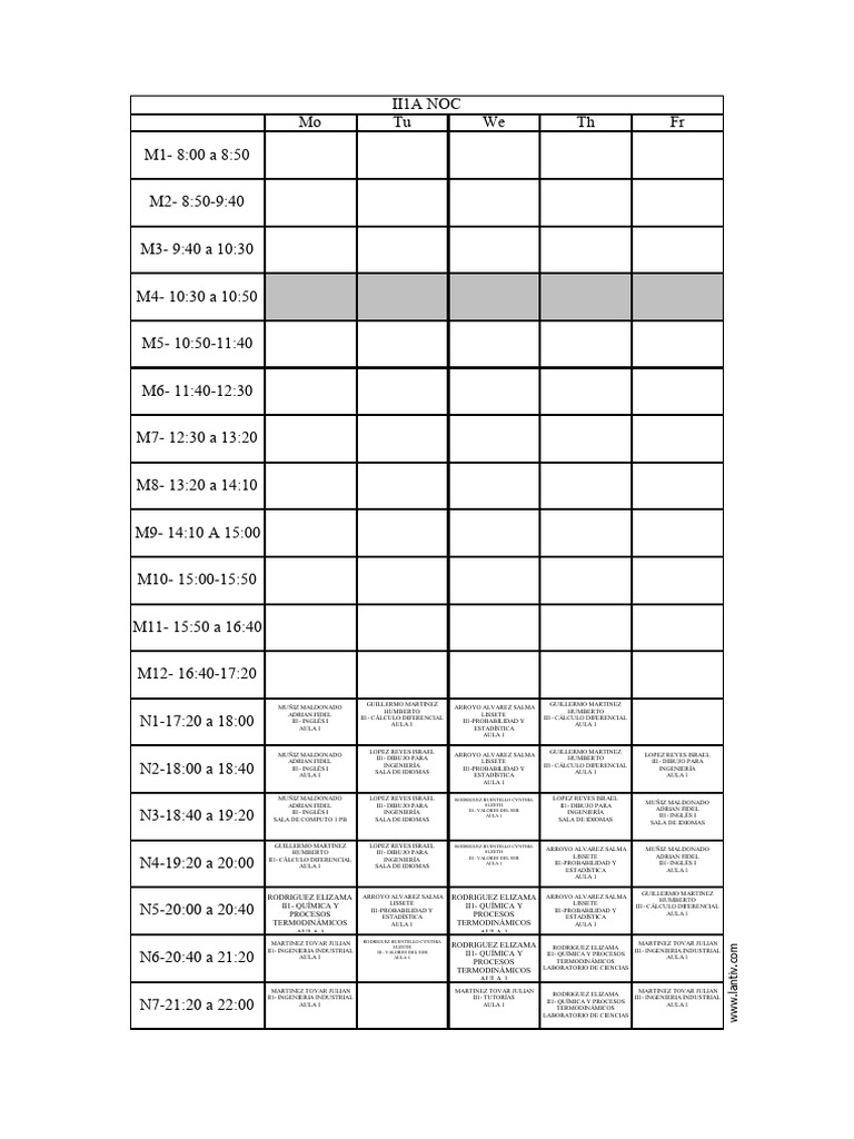 Horarios Ing Industrial Mayo Agosto 2024 Pdf Ingeniería Business