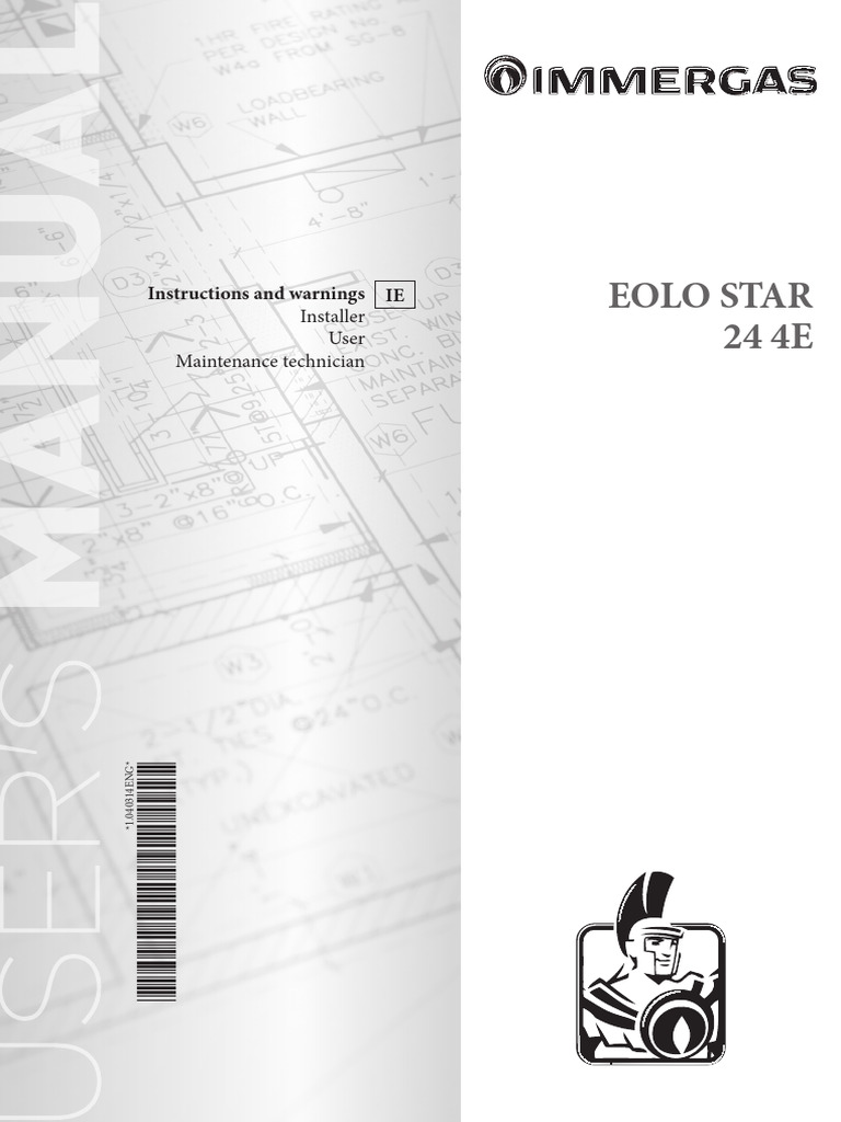 Eolo Star 24 4E NON CE - 1040470 - 001 - 009H6 | PDF | Water Heating ...