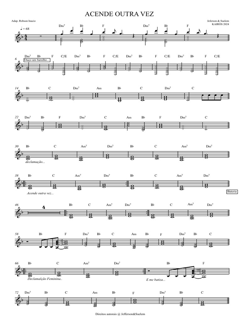 Acende Outra Vez Base | PDF