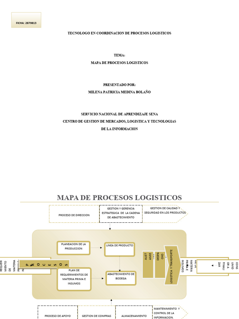 Mapa de Procesos Logísticos SENA | PDF | Logística | Business