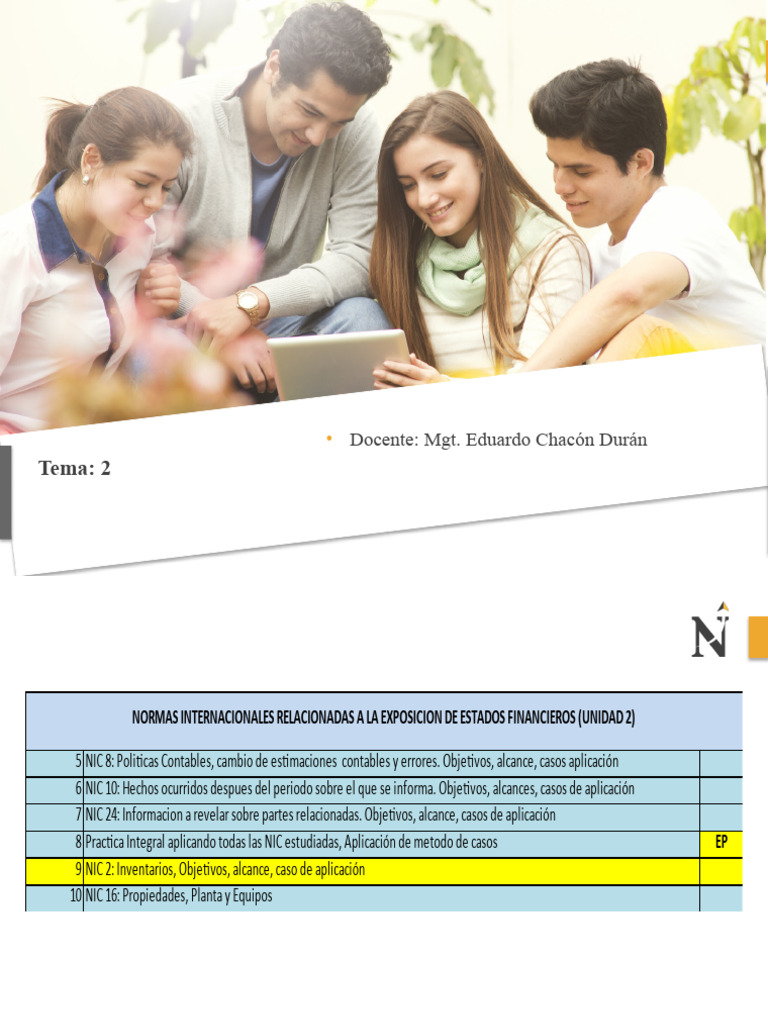NIC 2 Inventarios | PDF | normas internacionales de INFORMACION ...