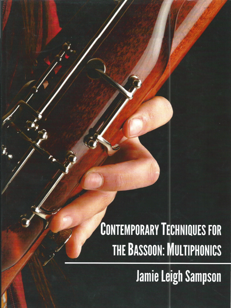 Contemporary Techniques For The Basoon - Multiphonics | PDF