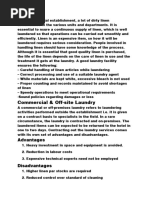 Linen Room Operation | PDF | Linens | Housekeeping