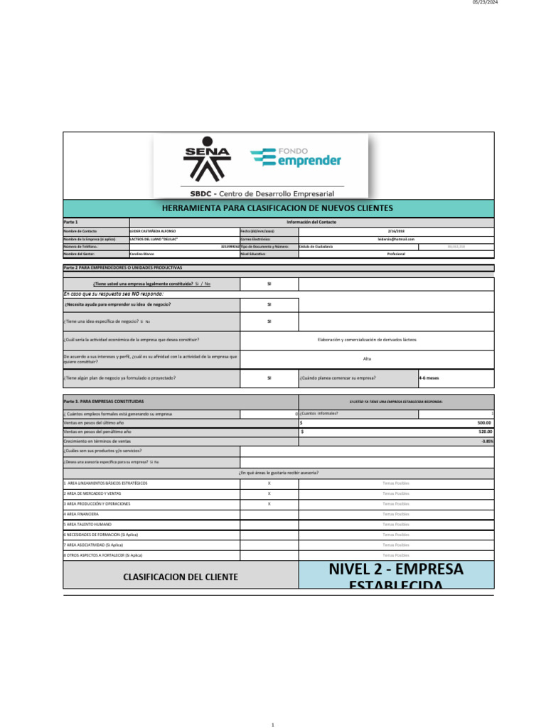Clasificación de Clientes para Emprendedores | PDF | Business | Marketing