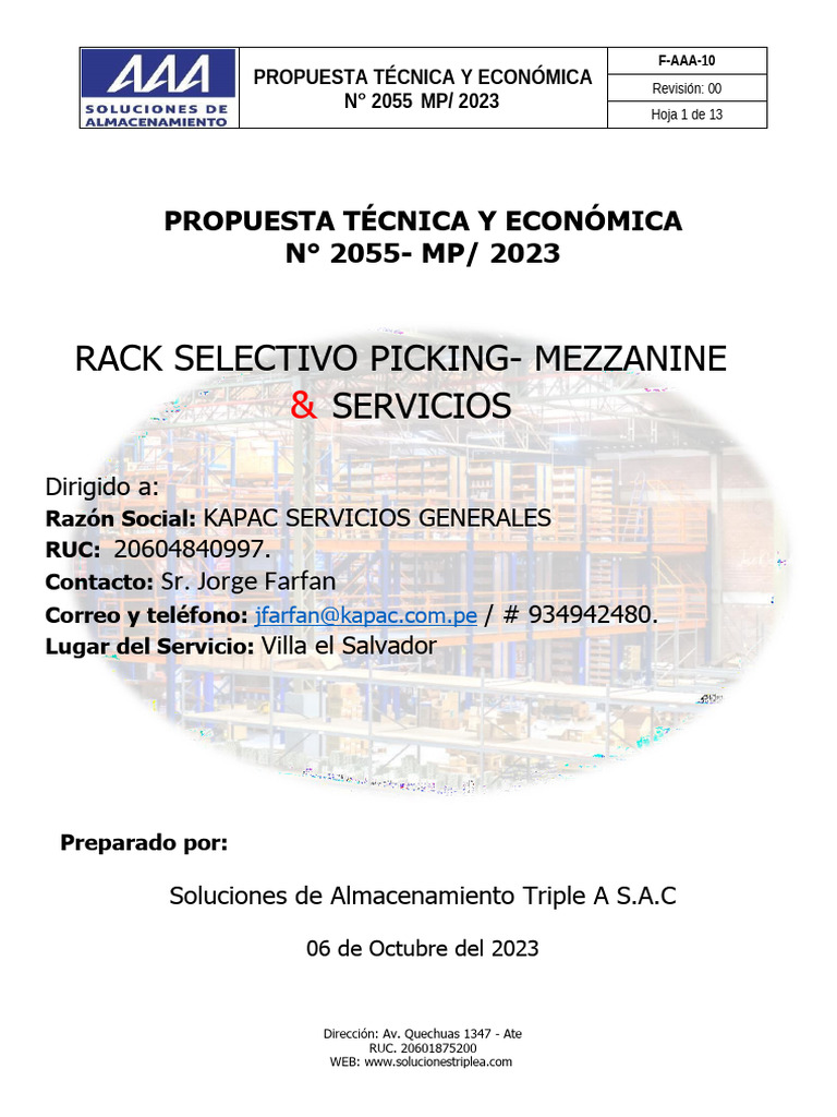 Propuesta Triple AAA | PDF | Tornillo