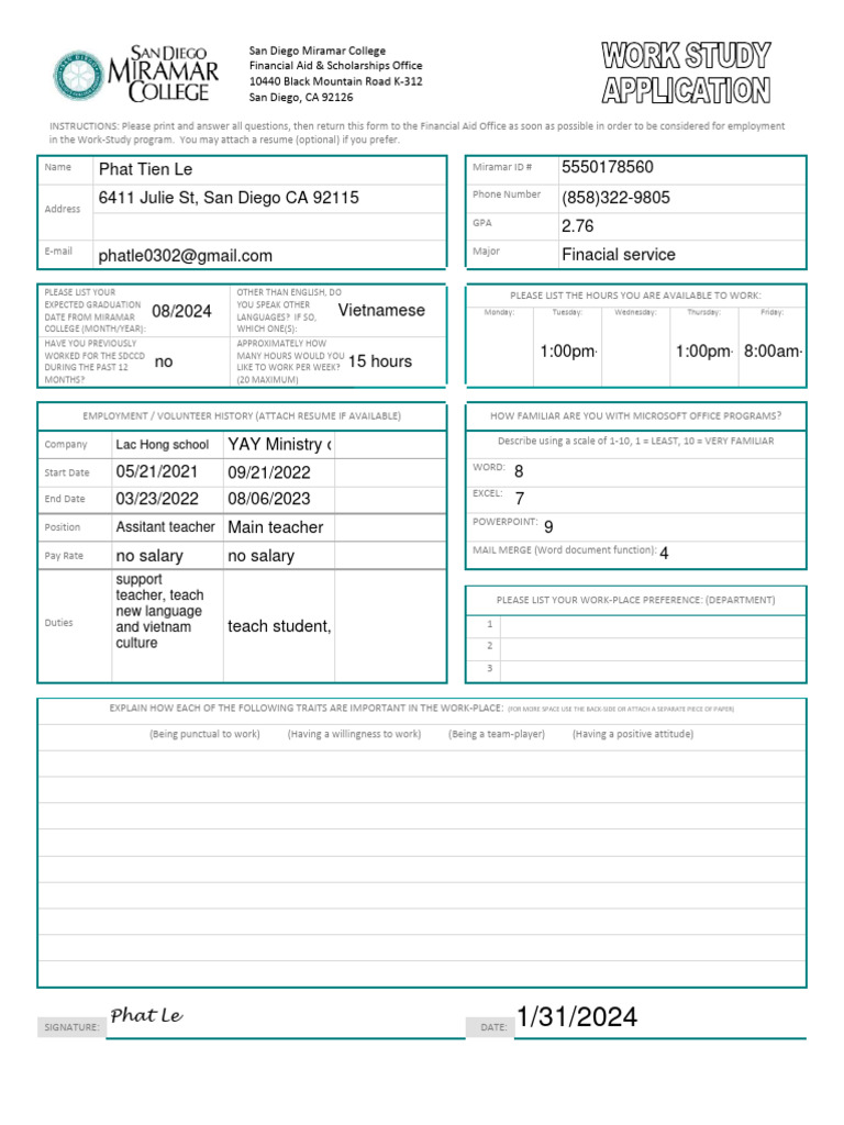 WS Application | PDF