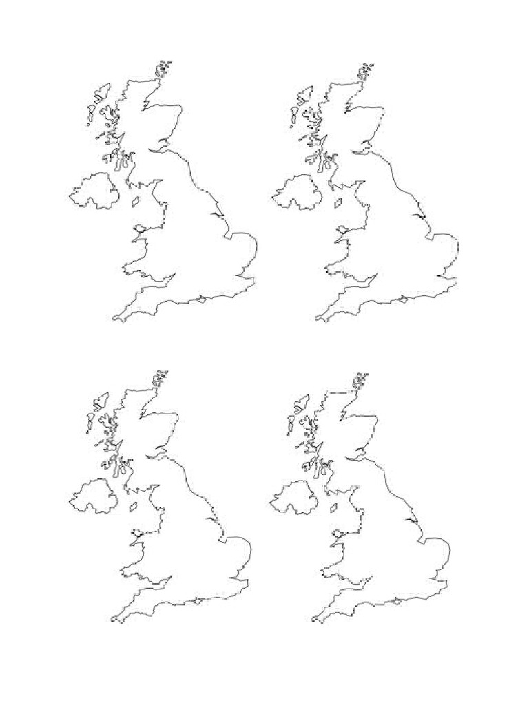 Blank Uk Map | PDF