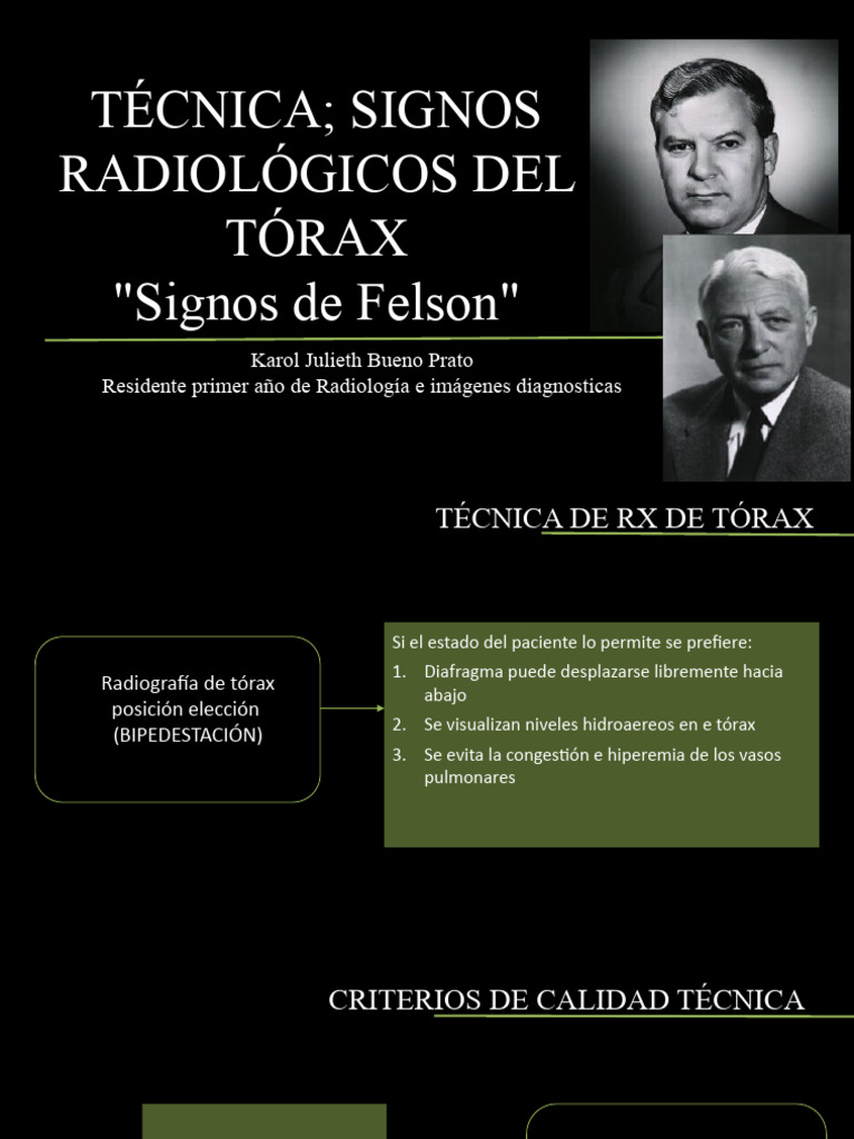 Signos Radiológicos del Tórax | PDF | Tórax | Pulmón