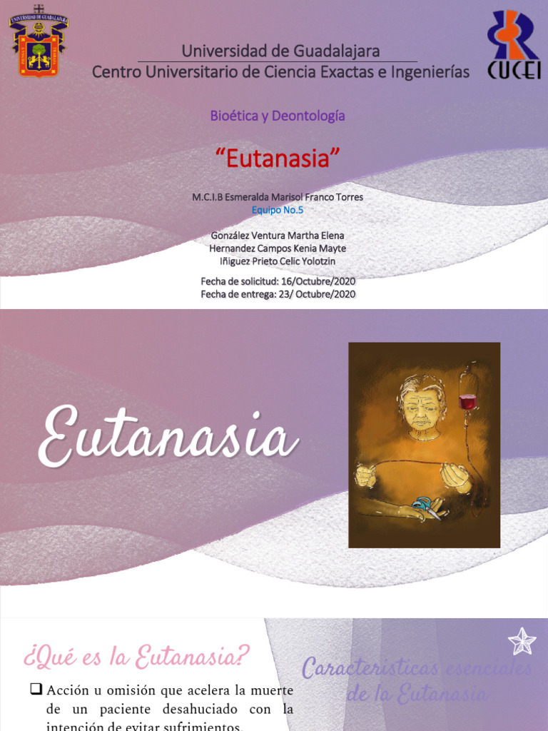 Eutanasia presentación | PDF