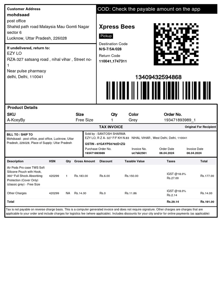 Sub Order Labels c59b1686 262a 40eb Aadc 854eab3f4ddd | PDF | Invoice ...