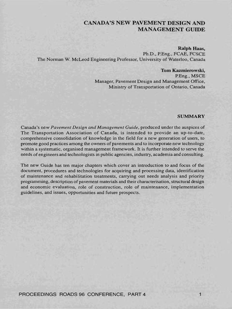 1996 Haas | PDF | Road Surface | Road