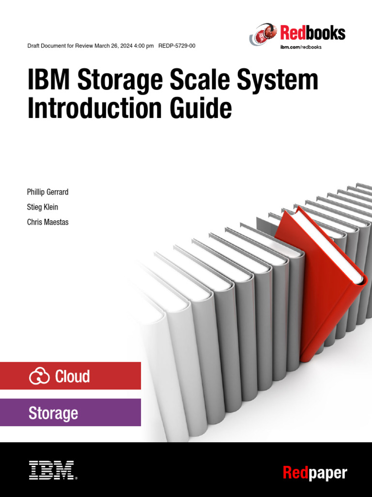 Redp5729 - IBM Storage Scale System Introduction Guide | Download Free PDF | Computer Cluster ...