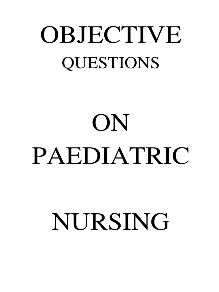 Paed All Objs | PDF | Ventricle (Heart) | Congenital Heart Defect