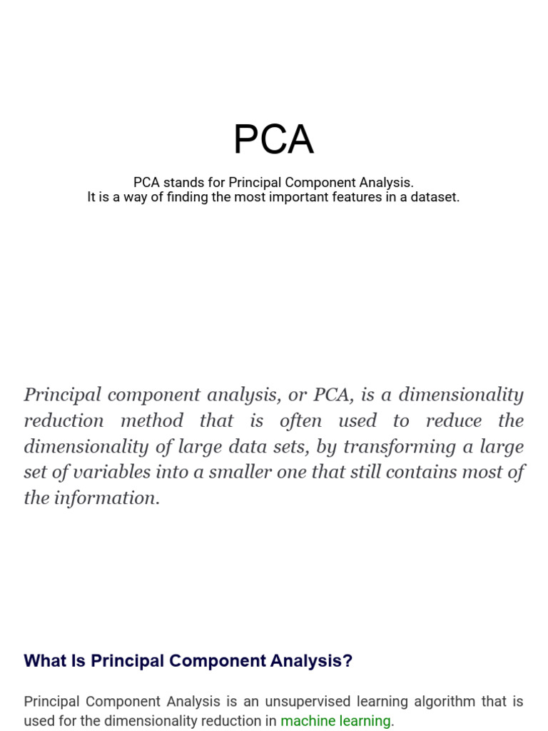 DR_PCA | PDF | Principal Component Analysis | Eigenvalues And Eigenvectors