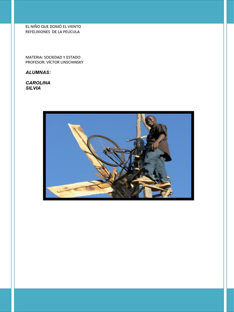 Reflexiones sobre "El niño que domó el viento" | PDF | Sequía | Agricultura