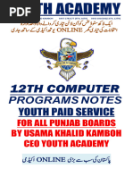 Complete - Notes of Inpage | PDF | Menu (Computing) | Window (Computing)