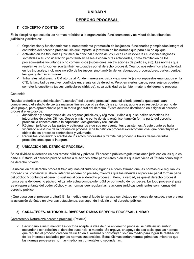 Procesal | PDF | Ley procesal | Jurisdicción