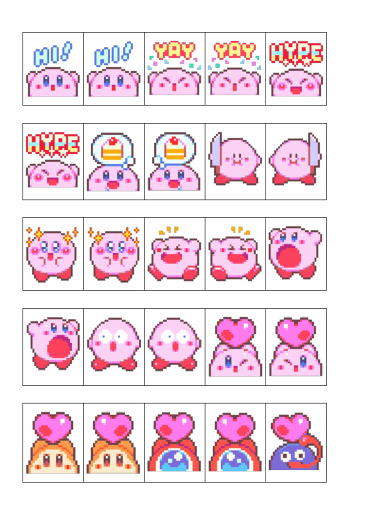 Stickers Kirby | PDF