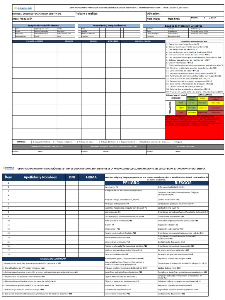 FORMATO ATS 2 | PDF | Factores humanos y ergonomía