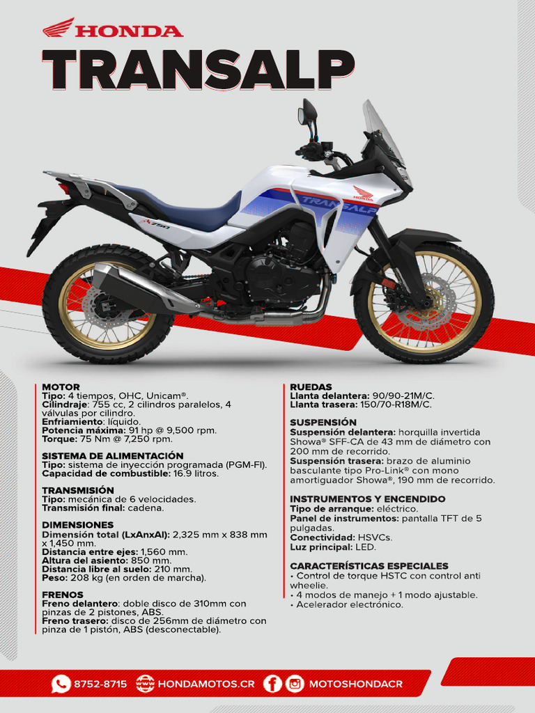 FT Transalp | PDF | Tecnología de vehículos