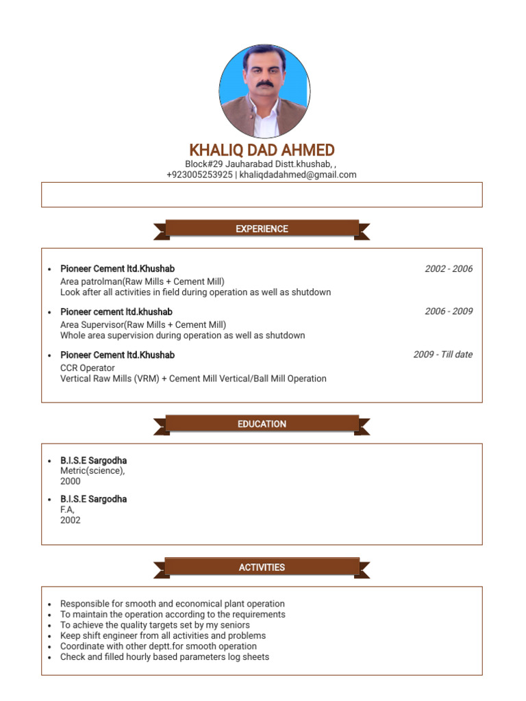 CCR Operator Vertical+Ball Mill | PDF