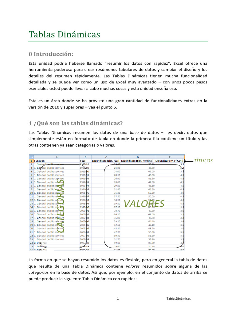 AP_TABLA_DINAMICA | PDF | Microsoft Excel | Bases de datos
