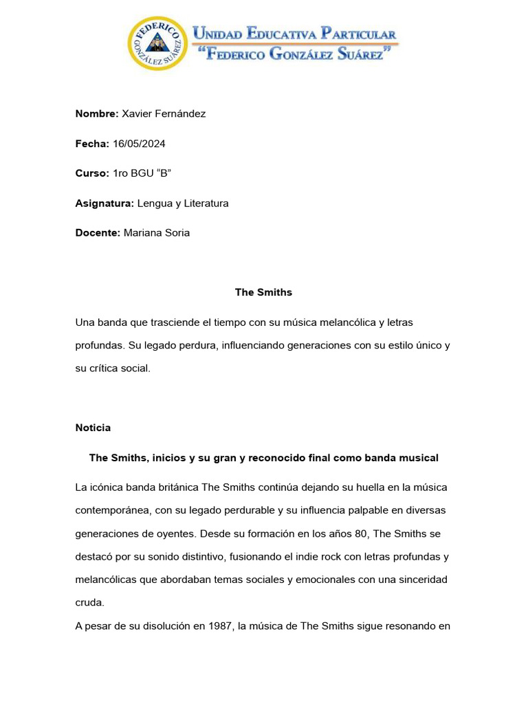 The Smiths | PDF | The Smiths