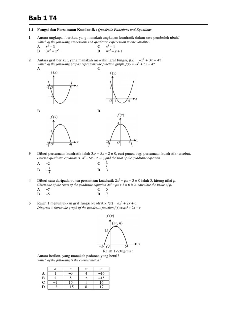 Ulangkaji Up1 Math t4 | PDF
