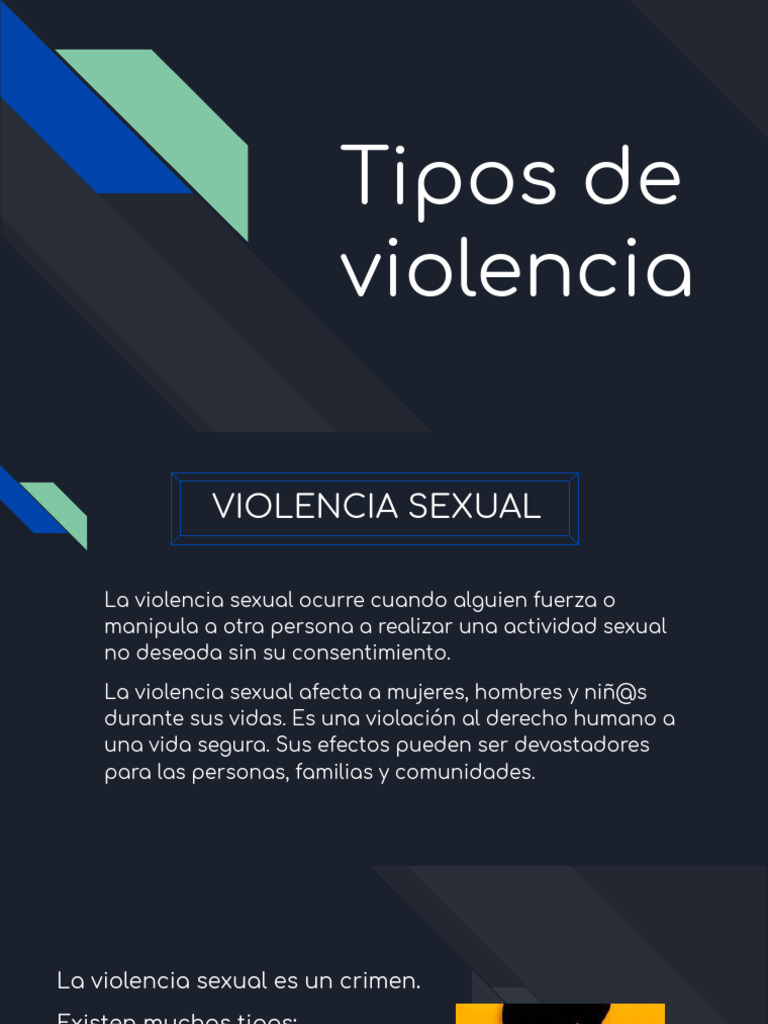 Tipos de violencia y sus impactos | PDF | Violencia | Abuso sexual