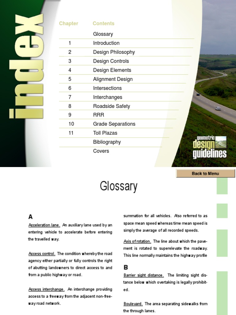 SANRAL Geometric Design Guide | PDF | Interchange (Road) | Road