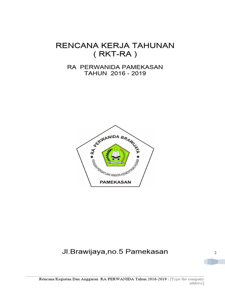 RKT RA Perwanida 2016-2019 | PDF