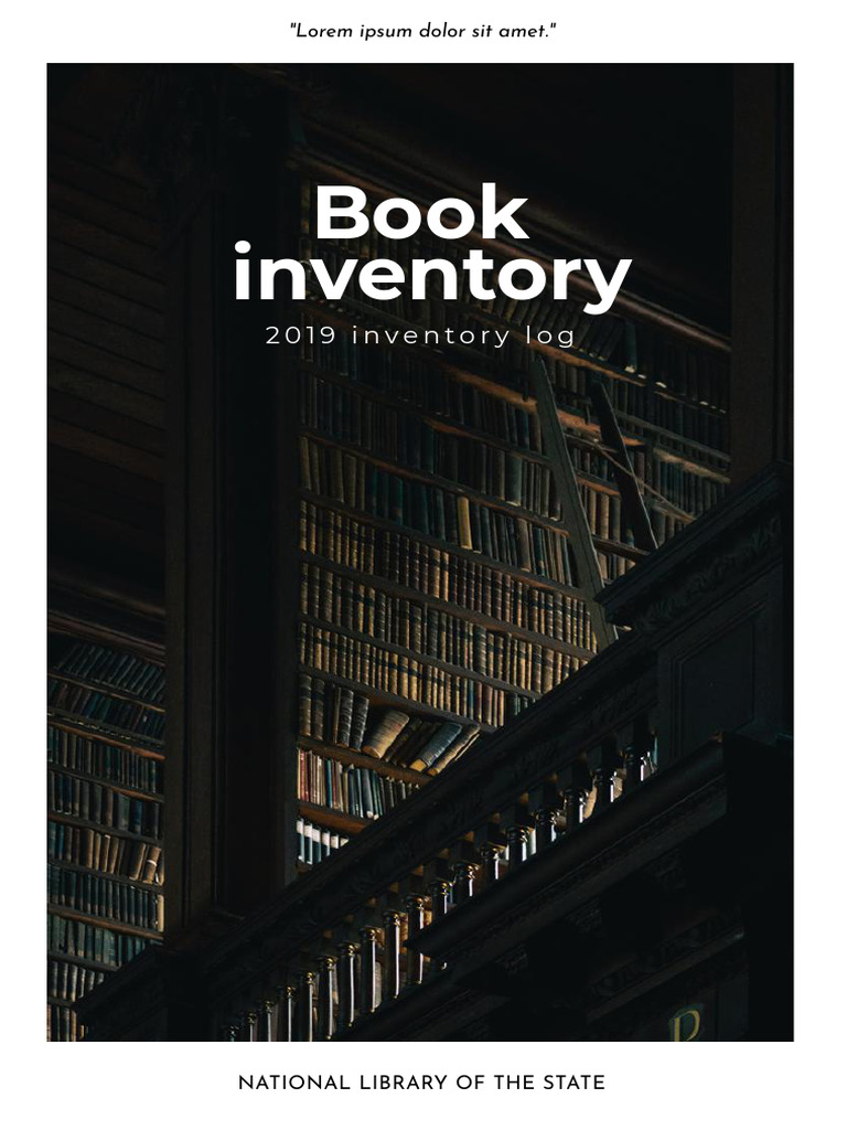 Free Book Inventory Template | PDF | Novels | Novels Adapted Into Films