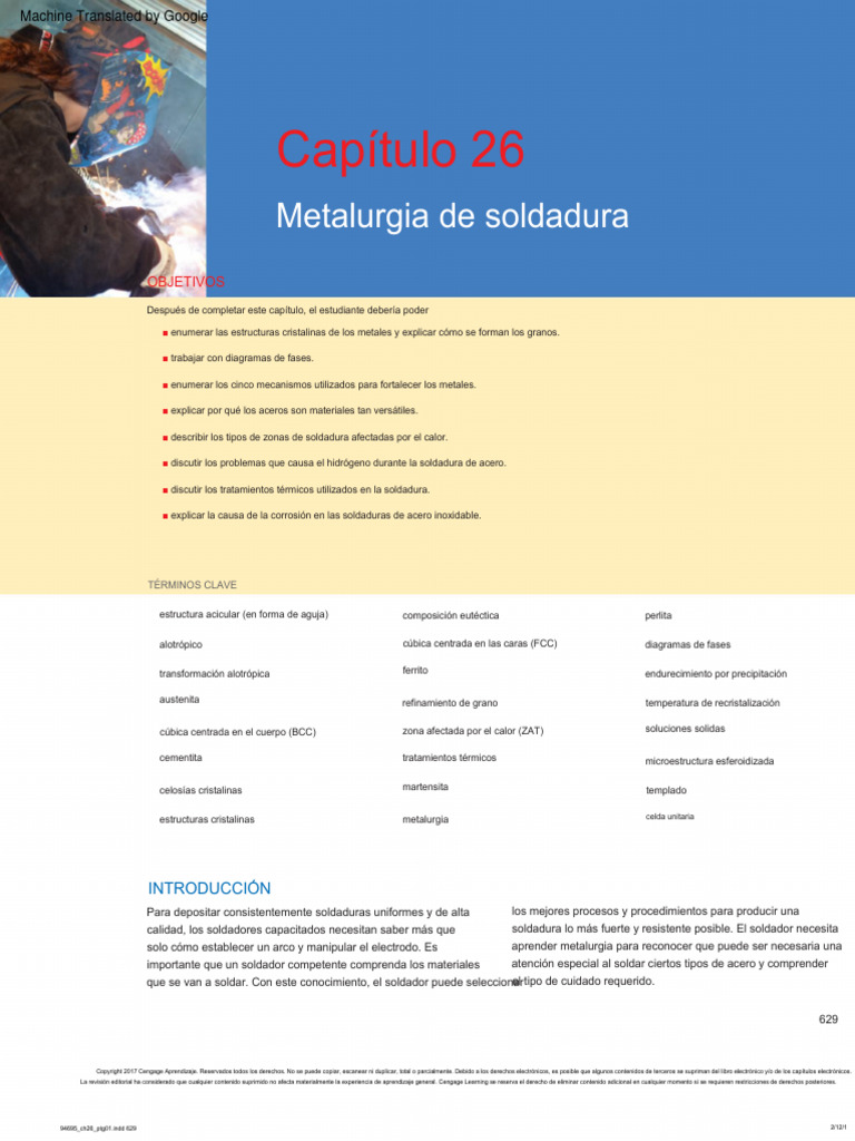 Metalurgia de la Soldadura | PDF | Construcción | Soldadura