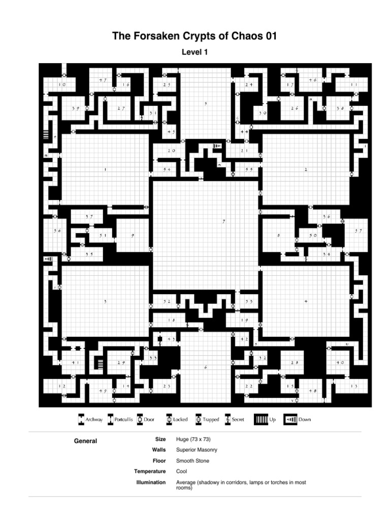 Forsaken Crypts of Chaos Overview | PDF | Door | Architectural Design