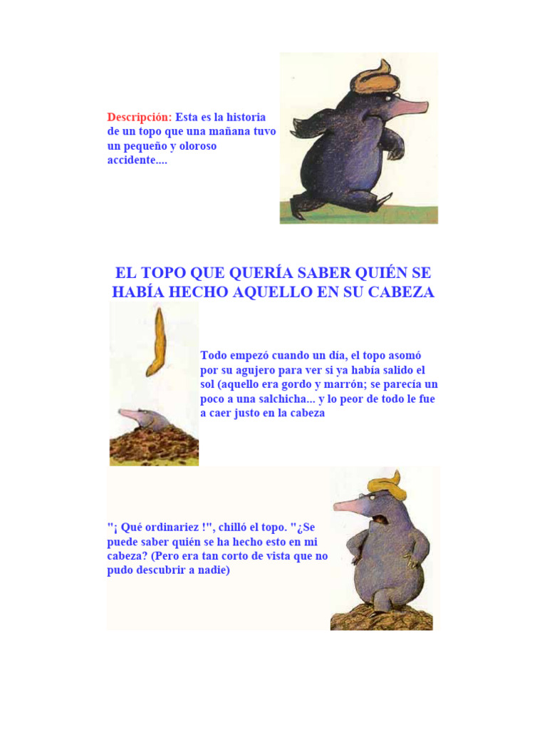 Actividades El Topo | PDF