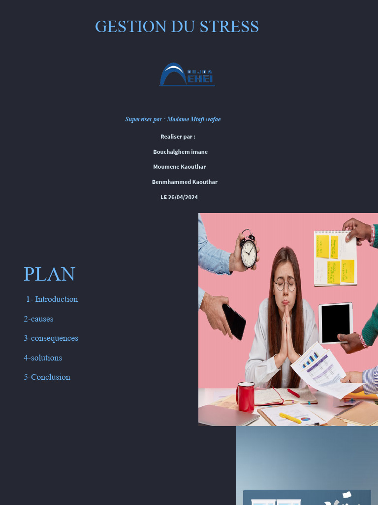 Gestion Du Stress | PDF | Stress (Biologie) | Anxiété