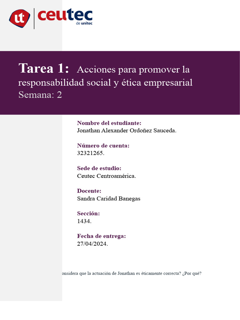 Ética y Responsabilidad Social Empresarial | PDF | Residuos | Business