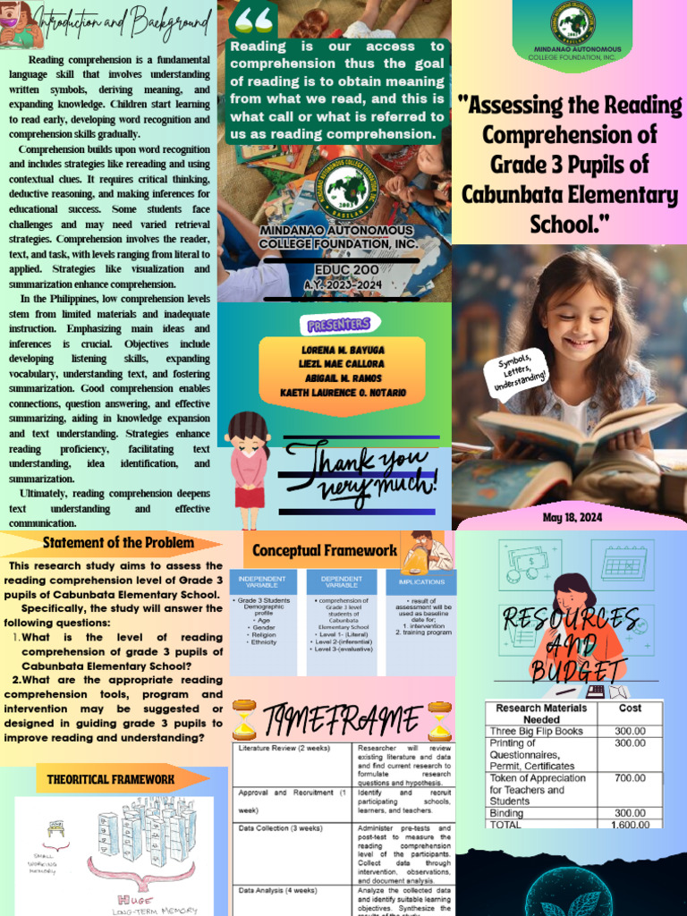 Brochure | PDF | Reading Comprehension | Learning Methods