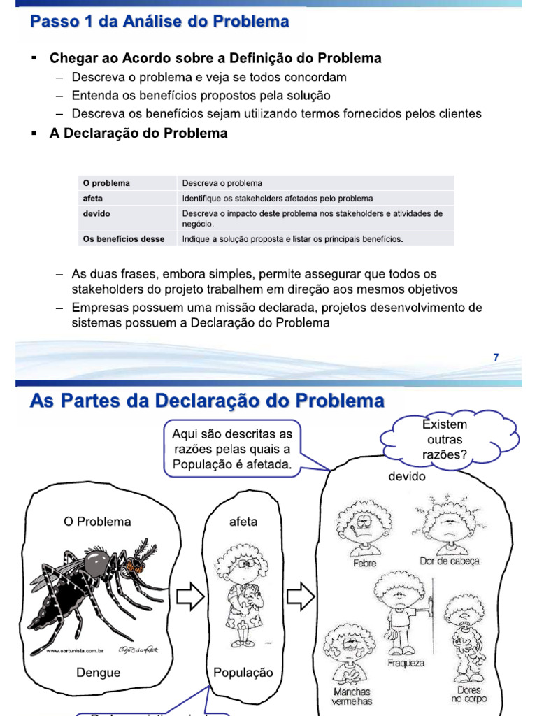 Dois Passos Da Analise Do Problema | PDF