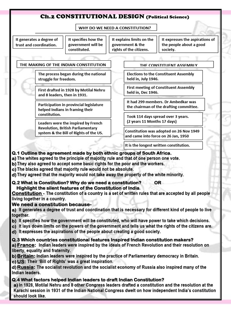 Constitutional Design (1-8) | PDF | Constitution | State (Polity)