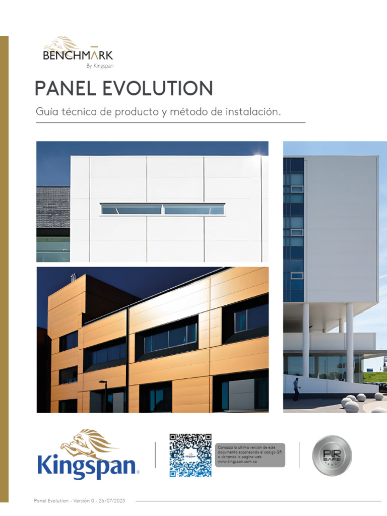 Kingspan Guia Tecnica Panel Evolution Arquitectonico Guia Es | PDF | Acero
