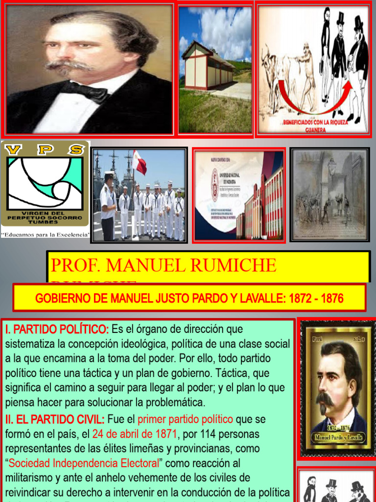 Gobierno de Manuel Pardo y Lavalle | PDF